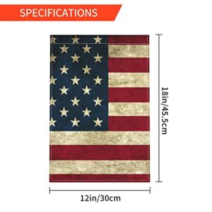 American Flag Garden Flag Double Sided for Outside Welcome Home Decoration Outdoor Garden Patio Yard Lawn Flag 12×18 Inch