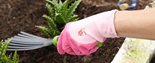 Women Gardening Gloves with Micro Foam Coating - Garden Gloves Texture Grip - Women’s Work Gloves 3 Pair Pack - Working Gloves For Weeding, Digging, Raking and Pruning