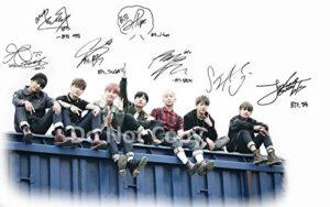 bts bangtan boys reprint signed 8×12 photo #3 jung kook jhope jung hoseok love yourself tea rp