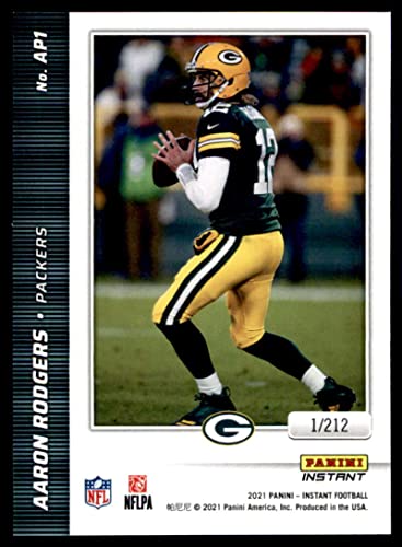 Football NFL 2021 Panini Instant All Pro #AP1 Aaron Rodgers Packers