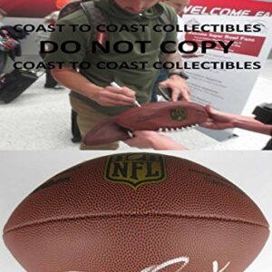 Brandon Doughty, Miami Dolphins, Western Kentucky, Signed, Autographed, NFL Duke Football, a Coa with the Proof Photo of Brandon Signing Will Be Included with the Football