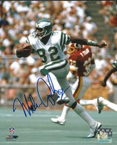 autographed mike quick 8×10 philadelphia eagles photo