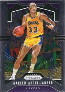 2019-20 prizm #20 kareem abdul-jabbar lakers basketball