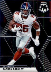 2020 mosaic football #150 saquon barkley new york giants official panini nfl trading card