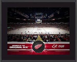 detroit red wings 10″ x 13″ sublimated team stadium plaque – nhl team plaques and collages