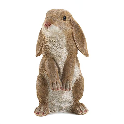 Curious Rabbit Garden Statue 4.75x5x9.25