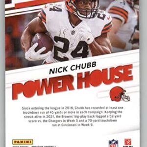 2022 Panini Prestige Power House #12 Nick Chubb Cleveland Browns NFL Football Trading Card