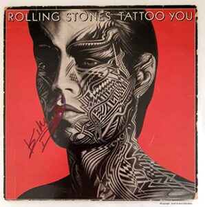 keith richards autographed ‘tattoo you’ the rolling stones lp – coa #kr58849