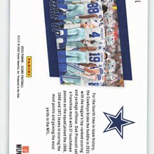 2022 Score Huddle Up #1 Dallas Cowboys NM-MT Dallas Cowboys Football NFL