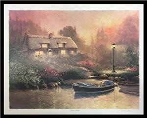 haven cottage (nature landscape decor art framed)