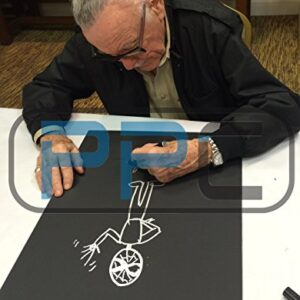 Stan Lee Authentic Signed 16x20 Canvas w/Spider-man Sketch PSA/DNA #W00382