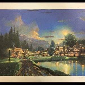 Peaceful Evening (Nature Landscape Decor Art Framed)