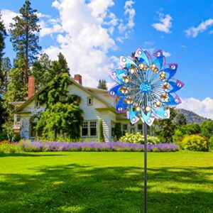 MUMTOP Wind Spinner 360 Degrees Double Wind Sculpture is Suitable for Decorating Your Patio, Lawn & Garden