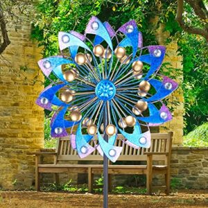 MUMTOP Wind Spinner 360 Degrees Double Wind Sculpture is Suitable for Decorating Your Patio, Lawn & Garden