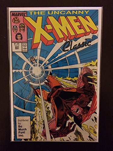 X-Men #221 1987 Variant Marvel Comic Book. First Appearance of Mr Sinister. So Much Fun Classic!