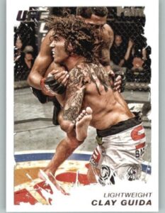 2011 topps ufc moment of truth mma trading card #186 clay guida (ultimate fighting championship) mixed martial arts