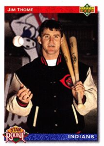 1992 upper deck jim thome star rookie