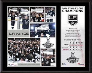 los angeles kings 2014 stanley cup champions sublimated 12” x 15” plaque – nhl team plaques and collages