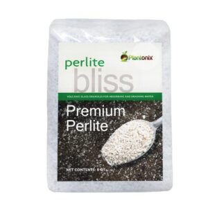 organic perlite bliss – horticultural soil amendment for healthy plants and garden soil! all natural perlite improves nutrient absorption, root growth, and water drainage! (8 quarts)