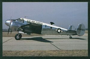 beech c-45 expeditor wwii beechcraft military aircraft usaf postcard