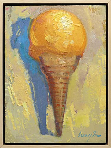 Mango by Francis Livingston, Original Oil on Panel, 10" x 7.5"