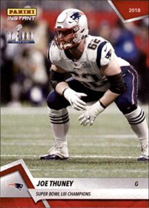 2018 panini instant nfl #459 joe thuney new england patriots limited edition super bowl liii champions football trading card sold out