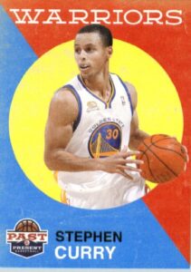 2012 panini past & present basketball card (2011-12) #114 stephen curry mint