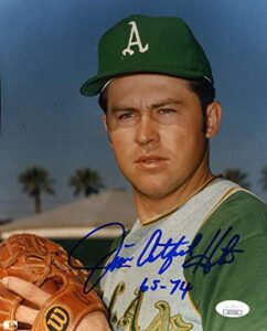 jim catfish hunter jsa coa autograph hand signed 8×10 photo