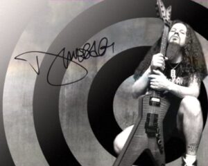 dimebag darrell of pantera reprint signed photo rp #3 damageplan