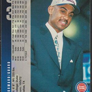 1994-95 Upper Deck Grant Hill Pistons Rookie Basketball Card #157