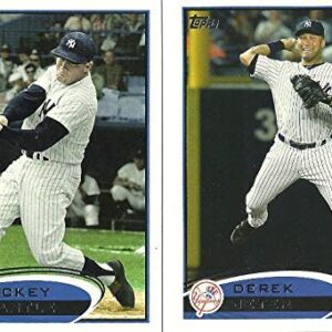 2012 Topps Baseball Series Complete Mint Hand Collated 660 Card Set Including Derek Jeter and the First Regular Issue Mike Trout Card Plus