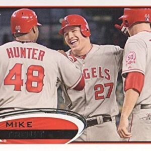 2012 Topps Baseball Series Complete Mint Hand Collated 660 Card Set Including Derek Jeter and the First Regular Issue Mike Trout Card Plus