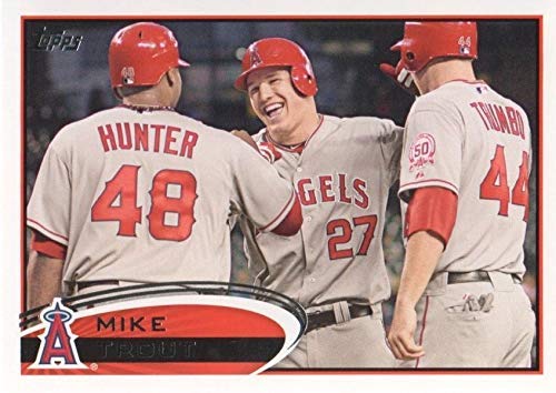 2012 Topps Baseball Series Complete Mint Hand Collated 660 Card Set Including Derek Jeter and the First Regular Issue Mike Trout Card Plus