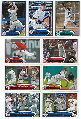 2012 Topps Baseball Series Complete Mint Hand Collated 660 Card Set Including Derek Jeter and the First Regular Issue Mike Trout Card Plus