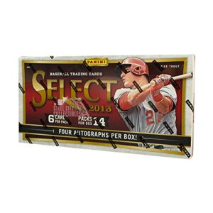 2013 panini select baseball hobby box