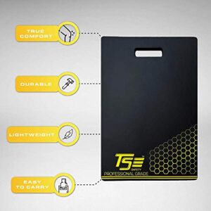 TSE Safety True Flex Protective Kneeling Pad, Premium Quality Neoprene Pad, Heavy Duty Stabilization, Easy to Carry Handle, Comfortable Ergonomic Design Kneeling Mat