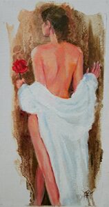 sold nude figure i – female figure nude by internationally renown painter yary dluhos