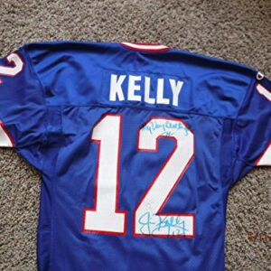 JIM KELLY GAME Worn & Signed 1993 Buffalo Bills Jersey -Lelands Full Letter of Authenticity