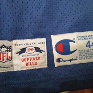 JIM KELLY GAME Worn & Signed 1993 Buffalo Bills Jersey -Lelands Full Letter of Authenticity