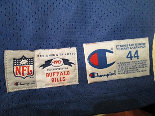 JIM KELLY GAME Worn & Signed 1993 Buffalo Bills Jersey -Lelands Full Letter of Authenticity