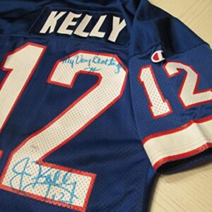 JIM KELLY GAME Worn & Signed 1993 Buffalo Bills Jersey -Lelands Full Letter of Authenticity