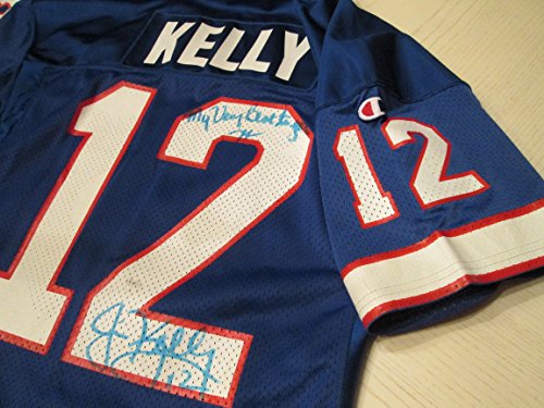 JIM KELLY GAME Worn & Signed 1993 Buffalo Bills Jersey -Lelands Full Letter of Authenticity