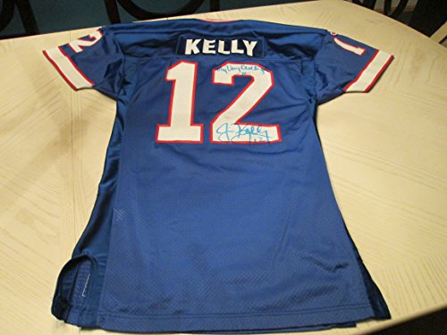 JIM KELLY GAME Worn & Signed 1993 Buffalo Bills Jersey -Lelands Full Letter of Authenticity