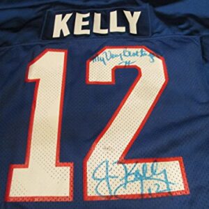 JIM KELLY GAME Worn & Signed 1993 Buffalo Bills Jersey -Lelands Full Letter of Authenticity