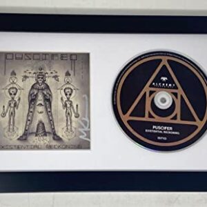 Puscifer Signed Existential Reckoning Framed CD Maynard James Keenan Tool ACOA