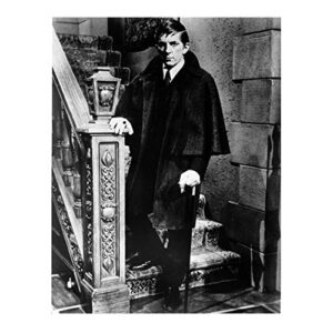 dark shadows jonathan frid as barnabas on stairs 8 x 10 inch photo