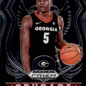 2020-21 Panini Prizm Draft Picks #81 Anthony Edwards RC Rookie Georgia Bulldogs Basketball Trading Card