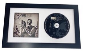 volbeat band signed autographed servant of the mind framed cd display acoa coa