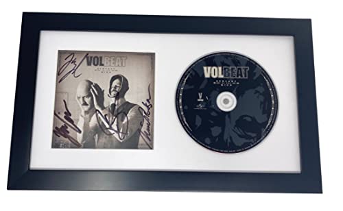 Volbeat Band Signed Autographed Servant of the Mind Framed CD Display ACOA COA