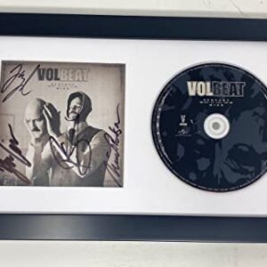 Volbeat Band Signed Autographed Servant of the Mind Framed CD Display ACOA COA